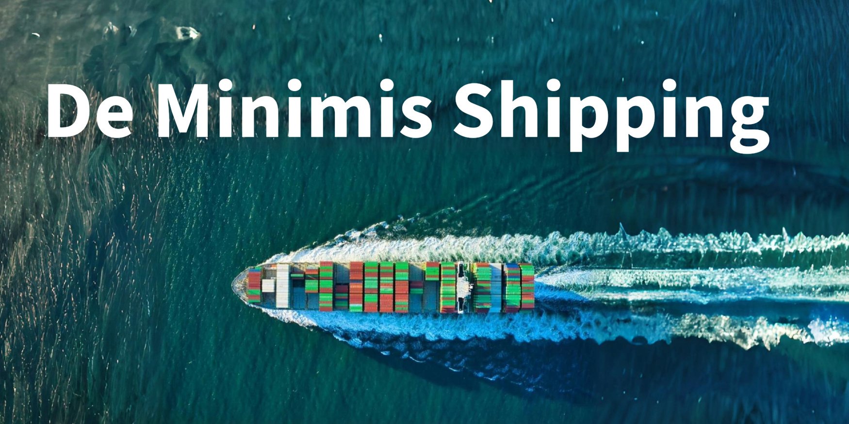 So Are We Done with De Minimis or Not?