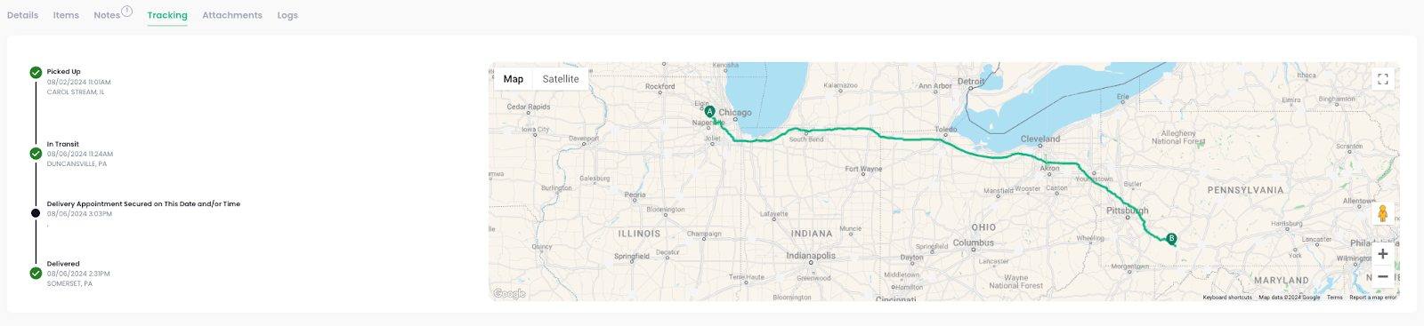 Freight Tracking and Billing